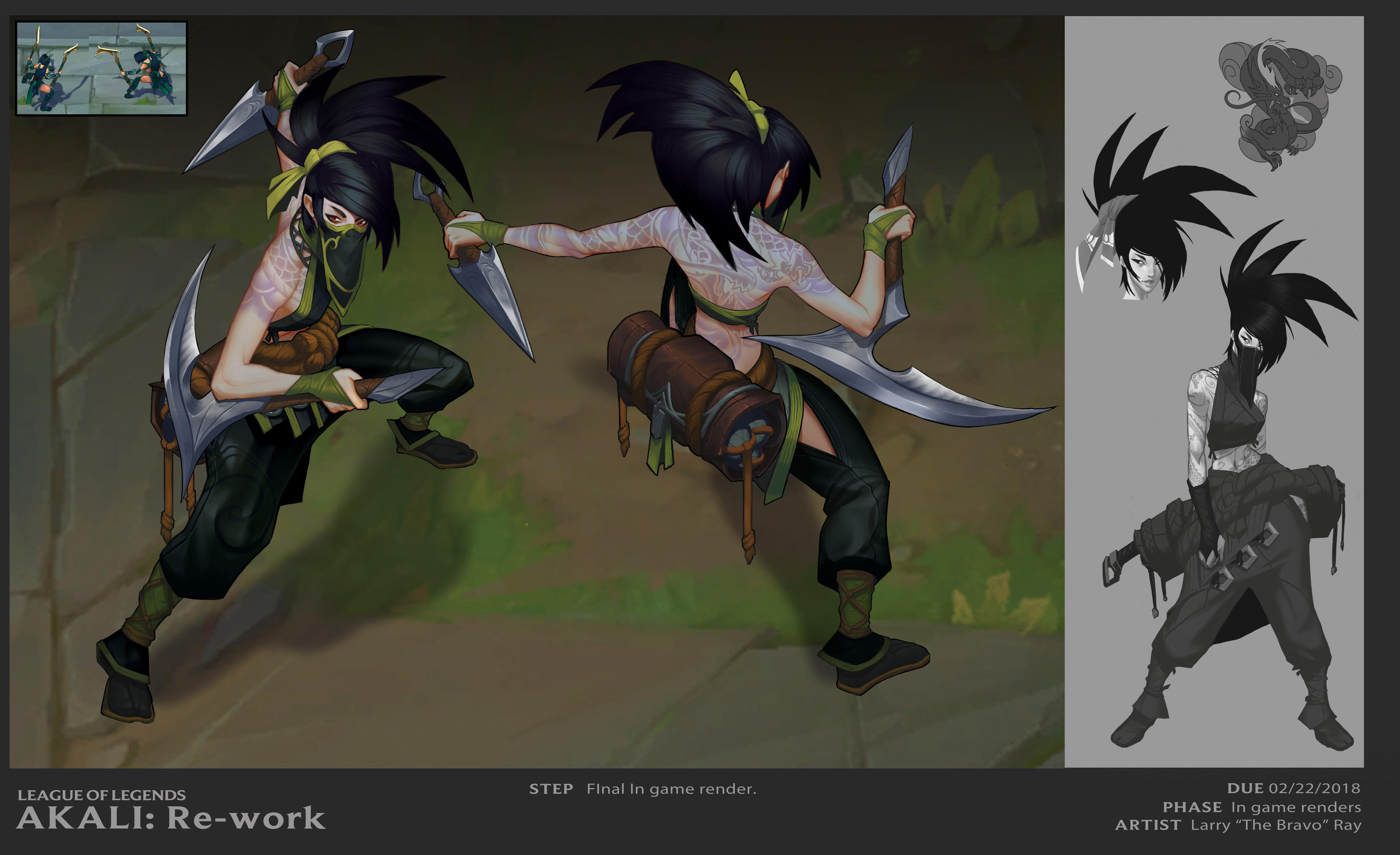Akali In Games Fin By The Bravo Ray On Deviantart