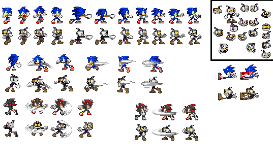 sonic sprites favourites by BlackSkullAce89 on DeviantArt