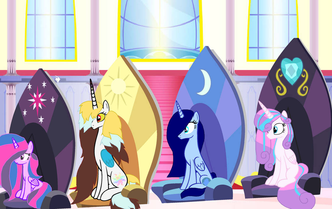 Canterlot Castle Staircase Hallway by GatesMcCloud on DeviantArt