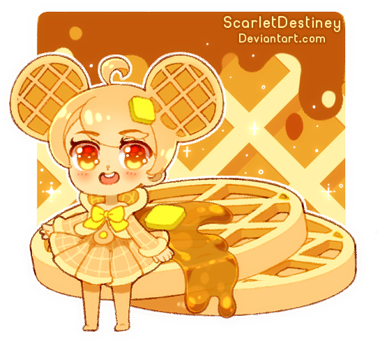 Waffle (Remake) by ScarletDestiney on DeviantArt