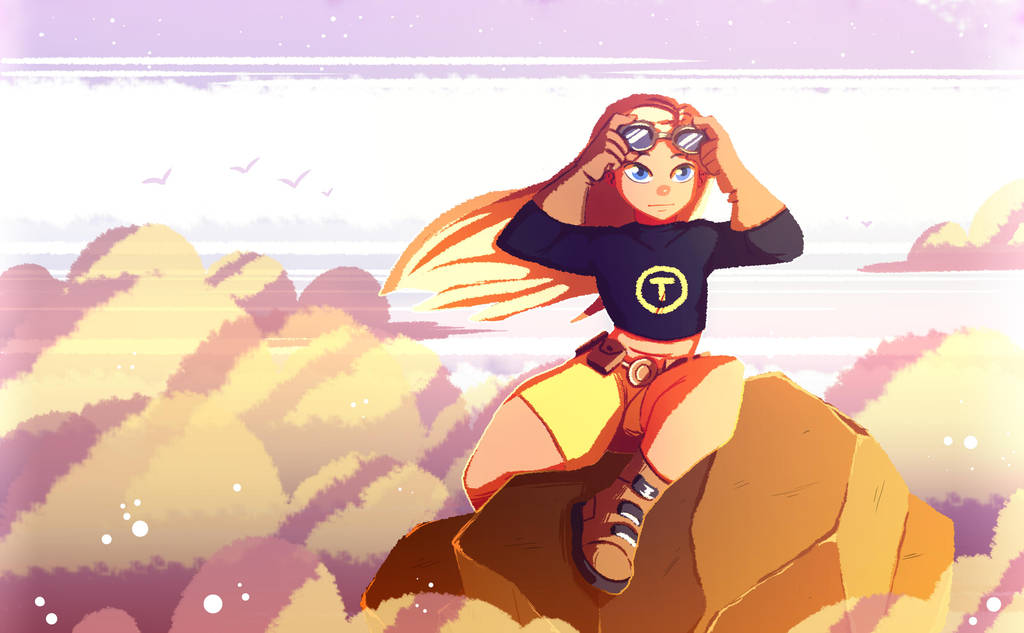 Terra Teen Titans by CharlotteSketches on DeviantArt