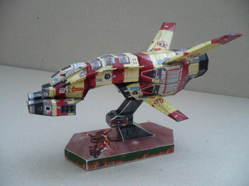 Homeworld-scout fighter paperc by savaskul on DeviantArt