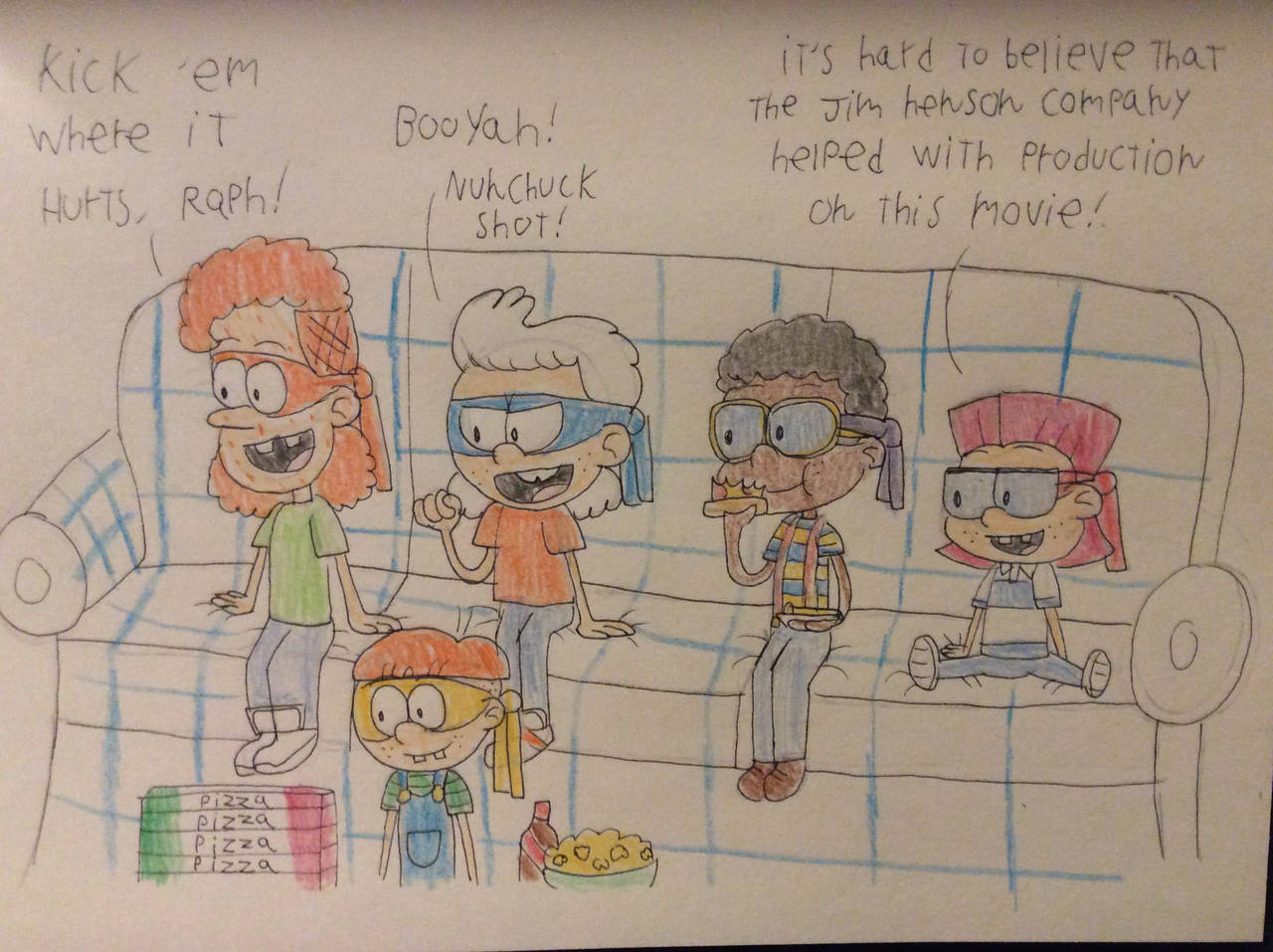 Loud house 91: TMNT Movie night by tanasweet123 on DeviantArt