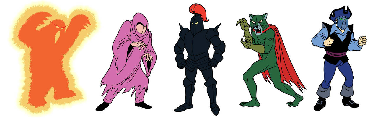 Classic Scooby Doo Villains