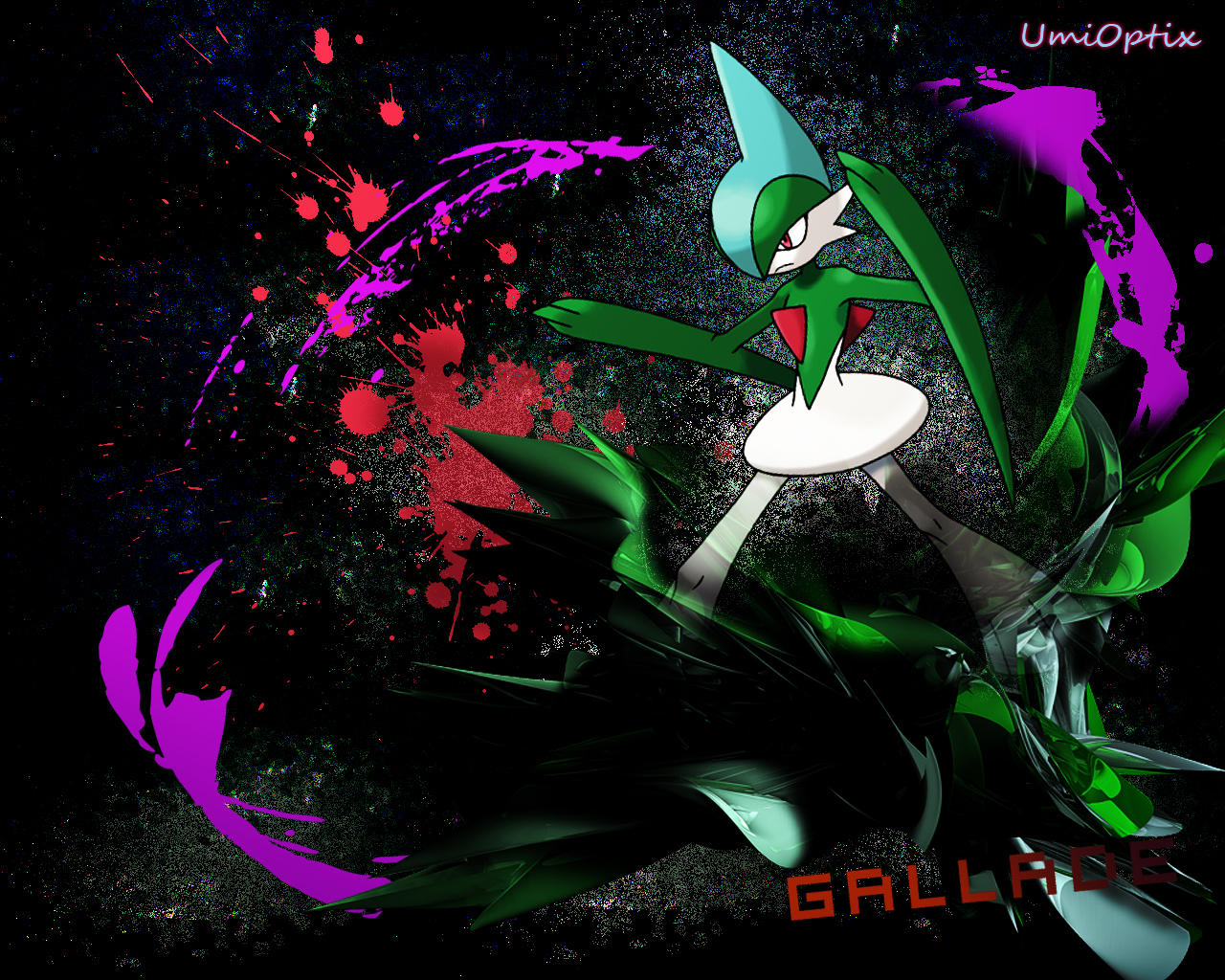 Gallade Wallpaper by Umikori on DeviantArt