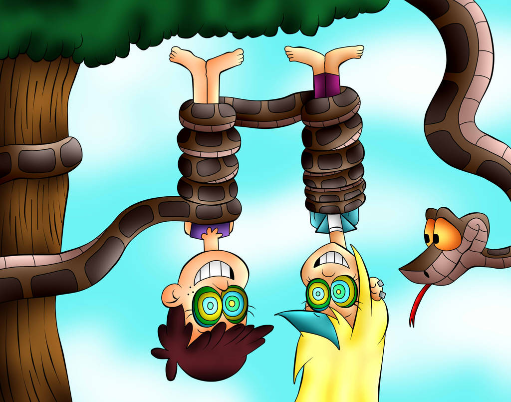 Kaa, Sam And Luna by jerrydestrtoyer on DeviantArt