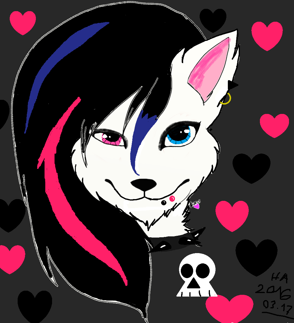 Furry emo girl by westhemime on DeviantArt