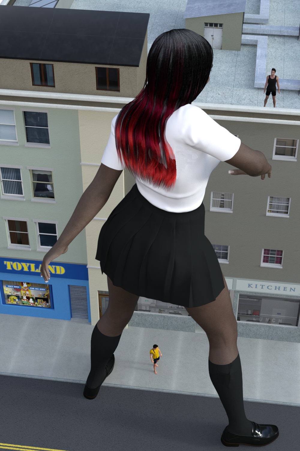Pretty Black Giantess 2 By Alberto62 On Deviantart