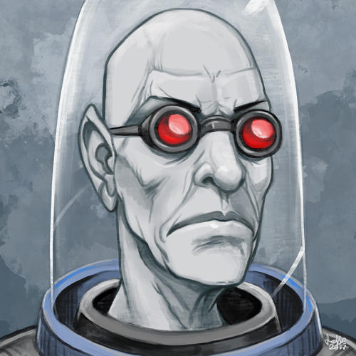 Daily Sketches Mr. Freeze Mr. Zero by fedde on DeviantArt