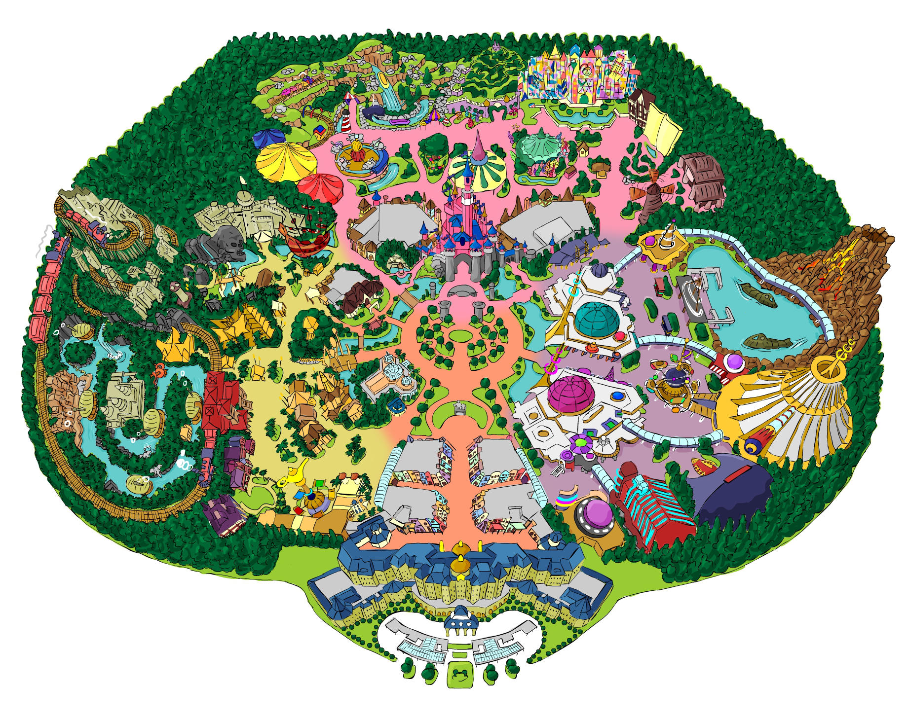 Disney Maps by mrzahta on DeviantArt