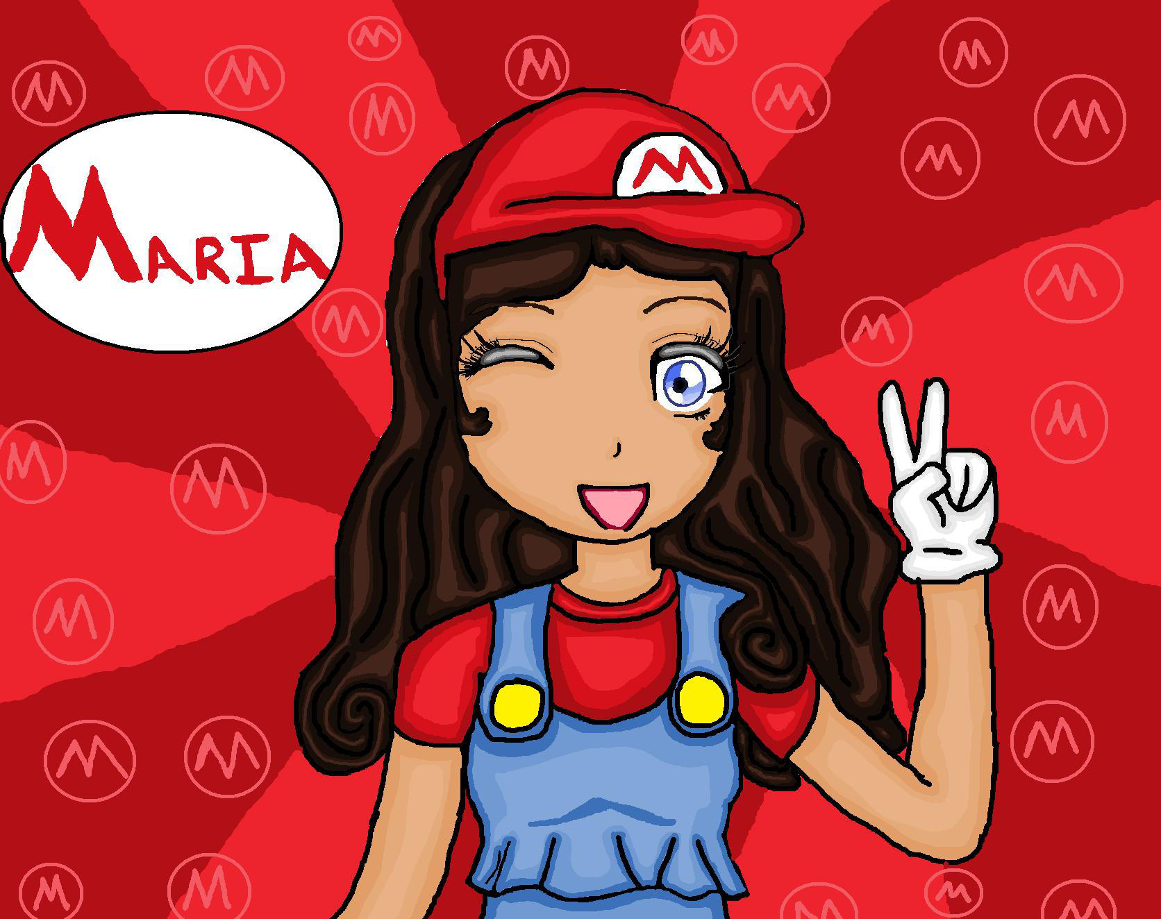 Mario gender bender Maria by rmw10924 on DeviantArt