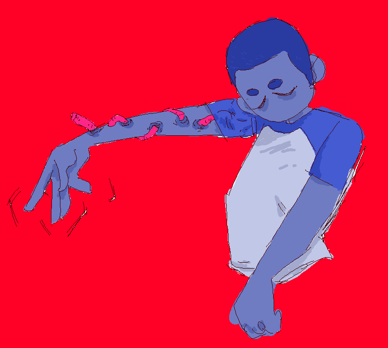 Guinea Worm (eye strain/trypo) by vomit-industries on DeviantArt