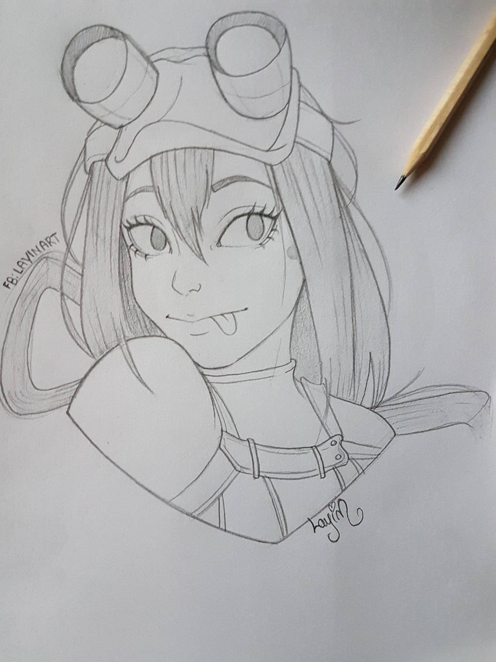 Tsuyu Asui from boku no hero academia fan art. by LayinArt on DeviantArt