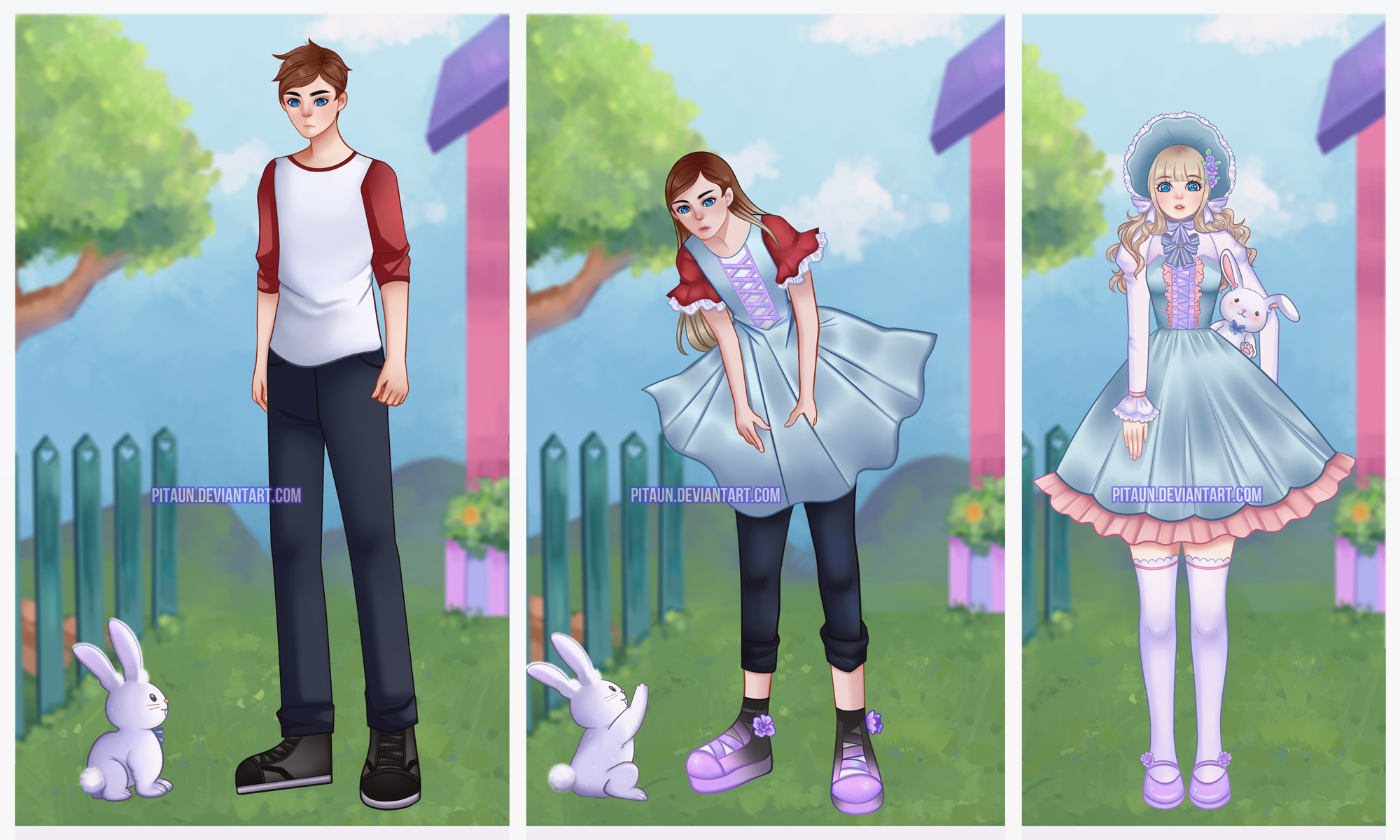 [Fashion/TGTF] Rabbit Fashion by Pitaun : r/Inanimate_TFs