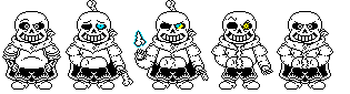 Disbelief Underswap Sans Battle Sprites by Goncho03 on DeviantArt