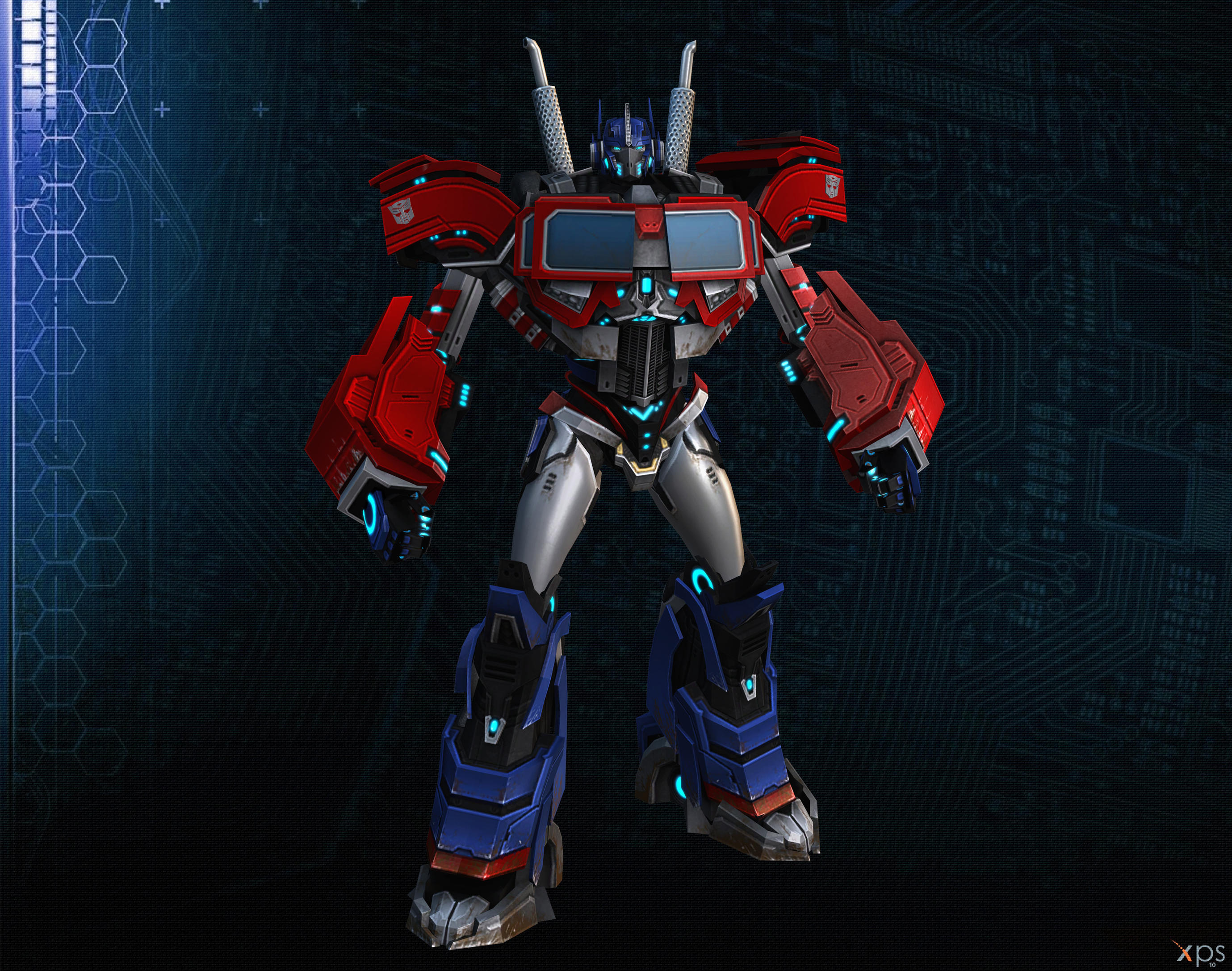 Optimus Prime ( simple rigged ) by Goreface13 on DeviantArt