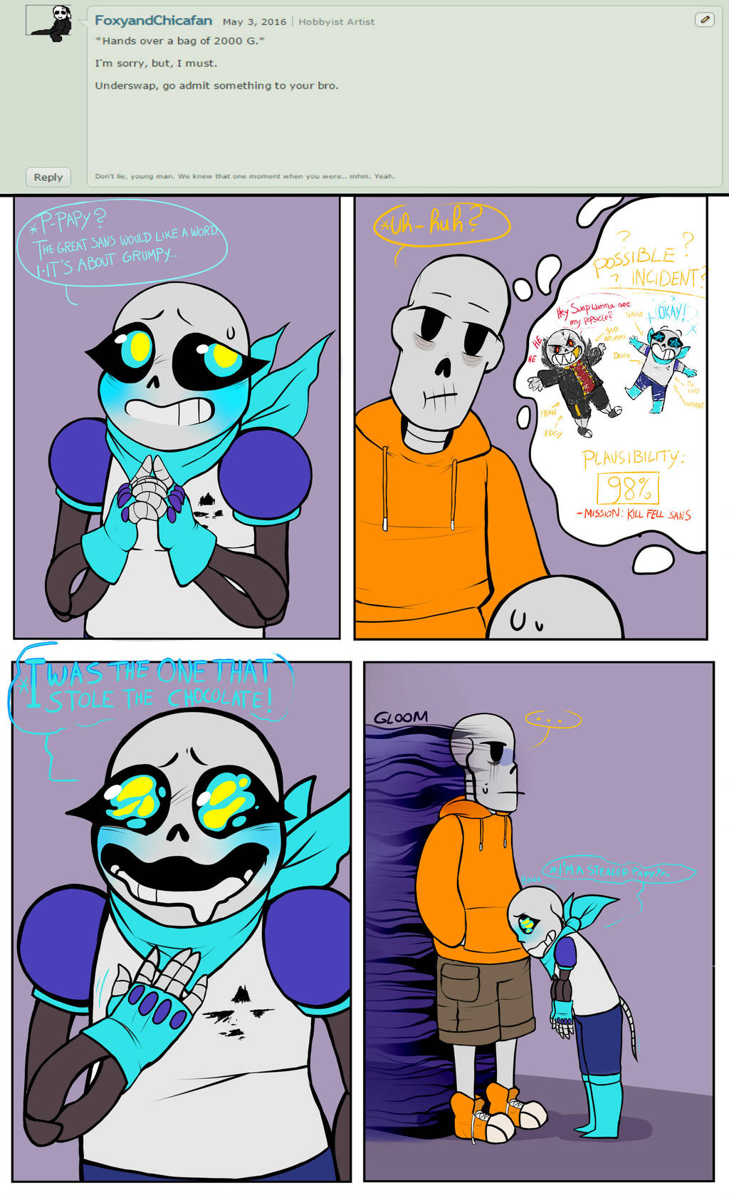 Ask Underswap Sans 11 By Askthesanses On Deviantart
