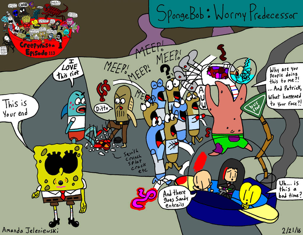 Ayumu SpongeBob: Wormy Predecessor Title Card by AyumuJ on DeviantArt