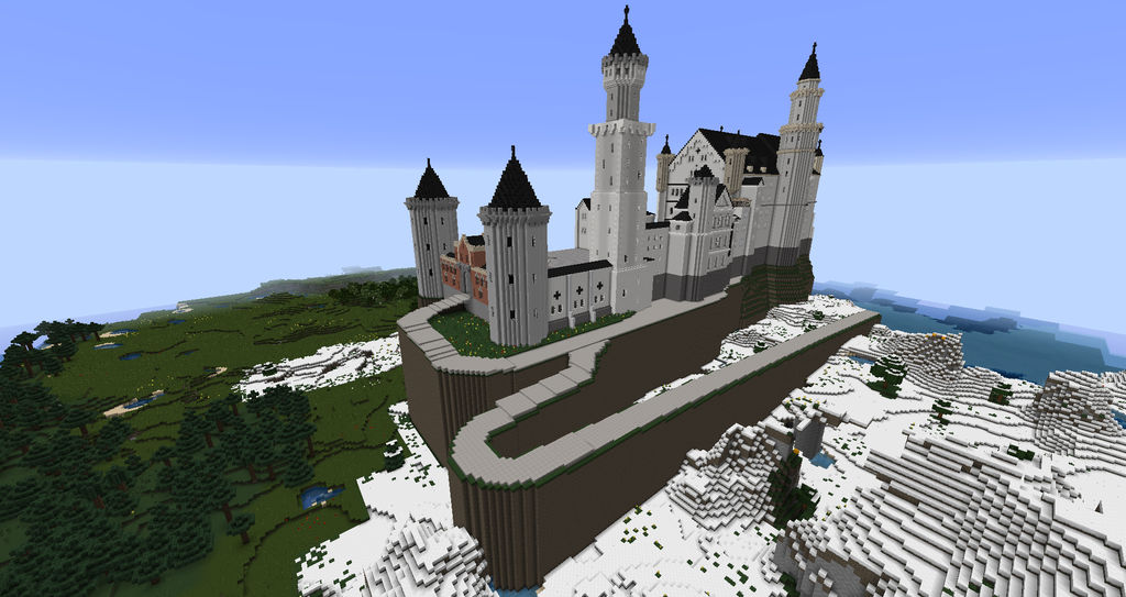 Minecraft - Neuschwanstein Castle by MinecraftArchitect90 on DeviantArt