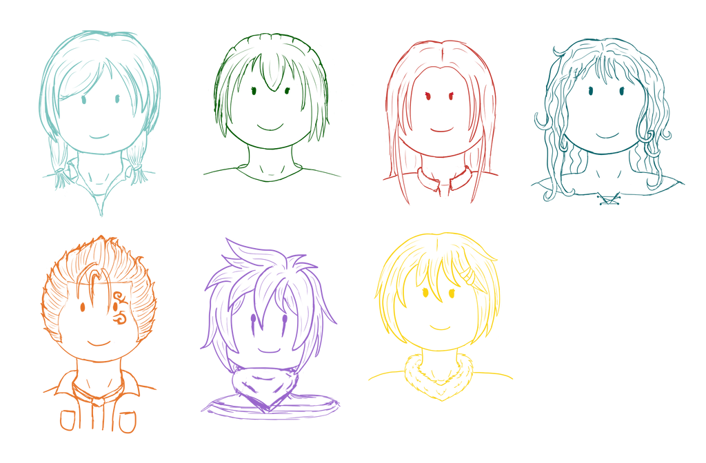 Cheap Circle head commissions (OPEN) by Leopard-Enya on DeviantArt