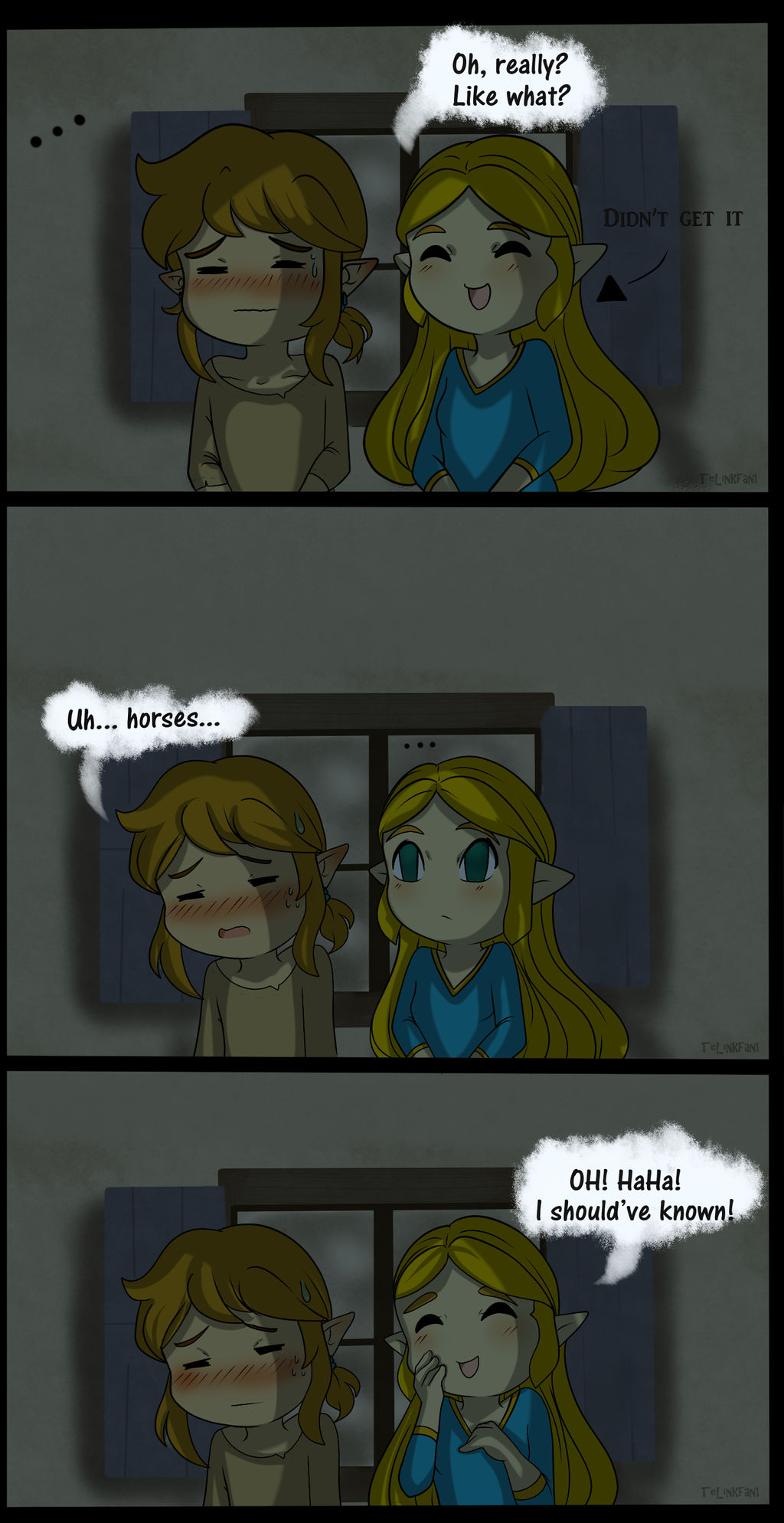 ZeLink Month: Break the Silence (PT 1) by SilentTeal on DeviantArt