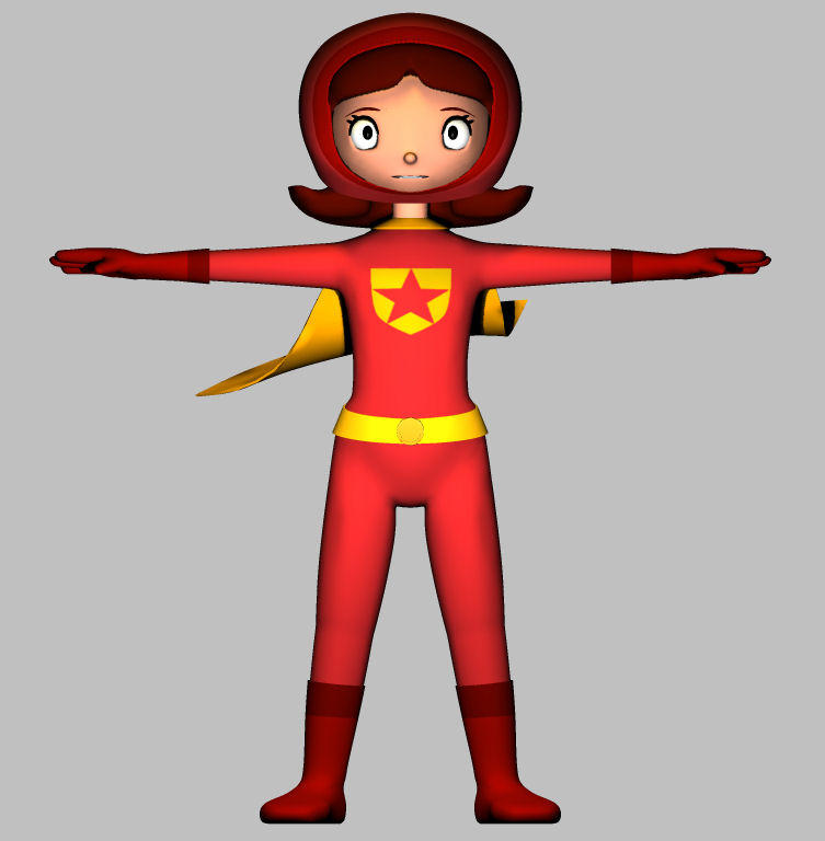 Wordgirl 3D model by melogv on DeviantArt