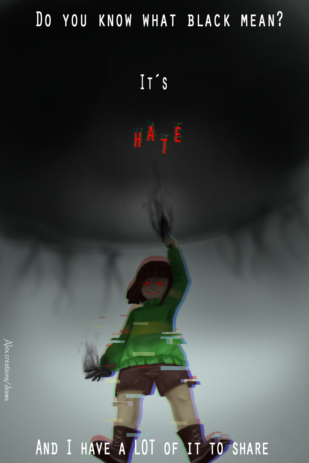 Glitchtale Chara by alex-la-eriza on DeviantArt
