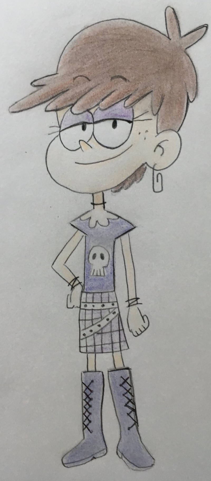 Luna Loud Digital Art by CaptainEdwardTeague on DeviantArt