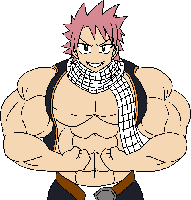 Muscle Natsu by kasden95 on DeviantArt