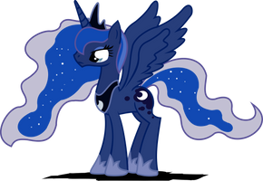 MLP: Luna sleeping v2 by FloppyChiptunes on DeviantArt