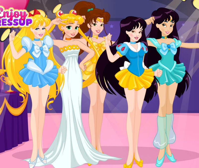 Disney Sailor Moon Princesses By Unicornsmile On Deviantart