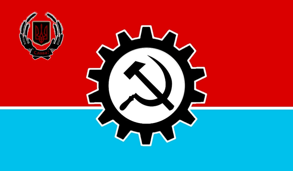 National Bolshevik Ukraine-SSR Flag by ColumbianSFR on DeviantArt