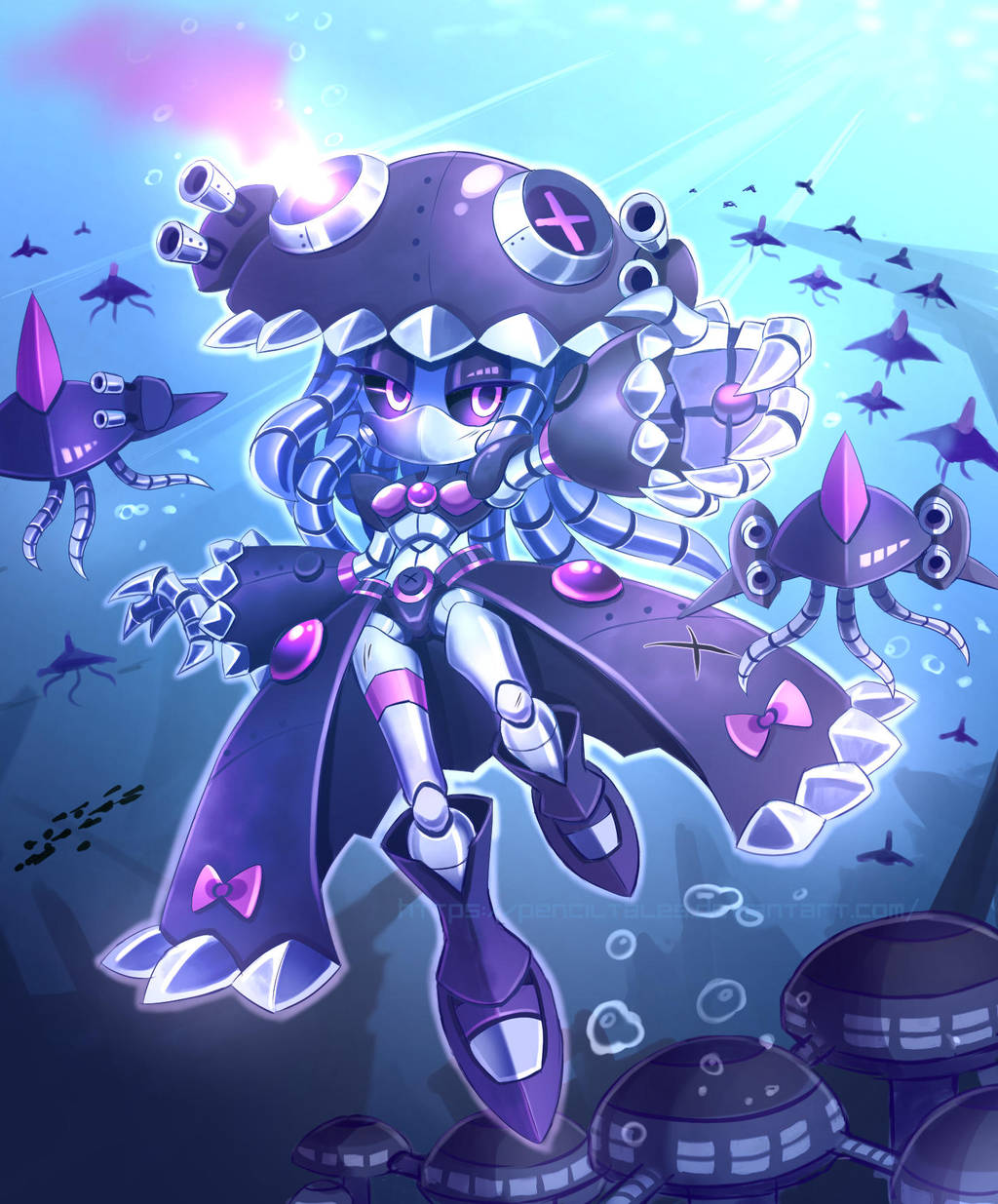 Sonic OC: Jenny the Jellyfish Pirate Sketch by PixiTales on DeviantArt