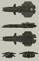 Goa'uld Hassara style starbase by Chiletrek on DeviantArt