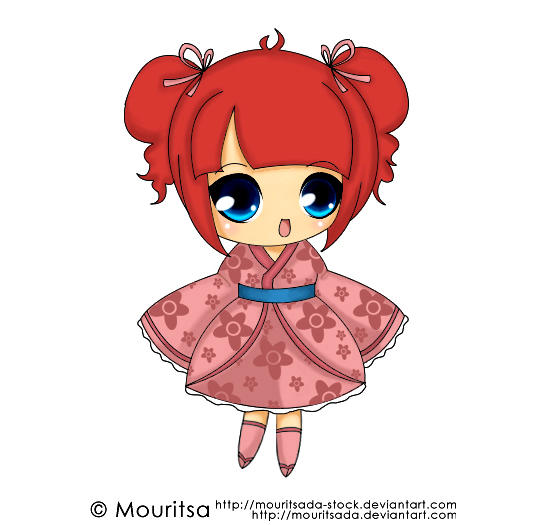 Collab: Chibi Geisha by jemax on DeviantArt