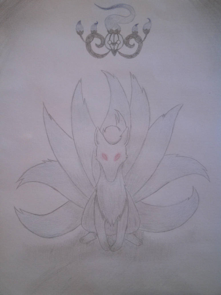 Shiny Ninetails by xXNecro-WolfXx on DeviantArt