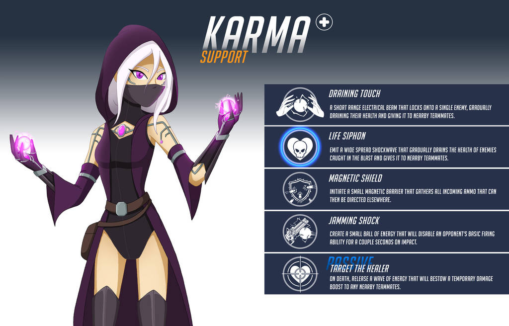 Overwatch OC Karma By HuggableRogue On DeviantArt