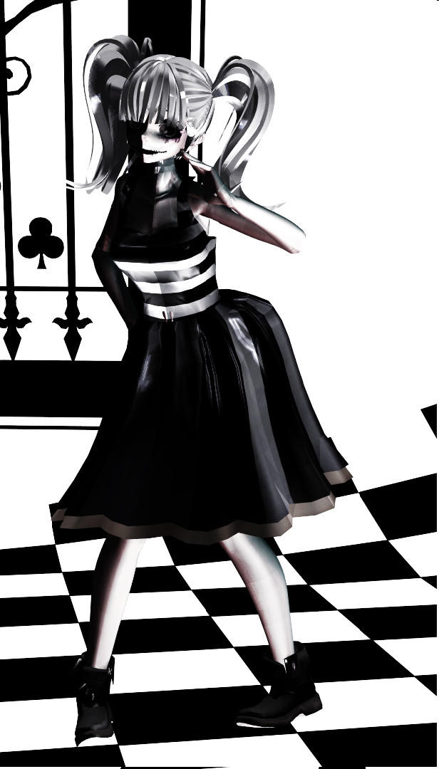 MMD Creepypasta Zero in Wonderland by bivam on DeviantArt