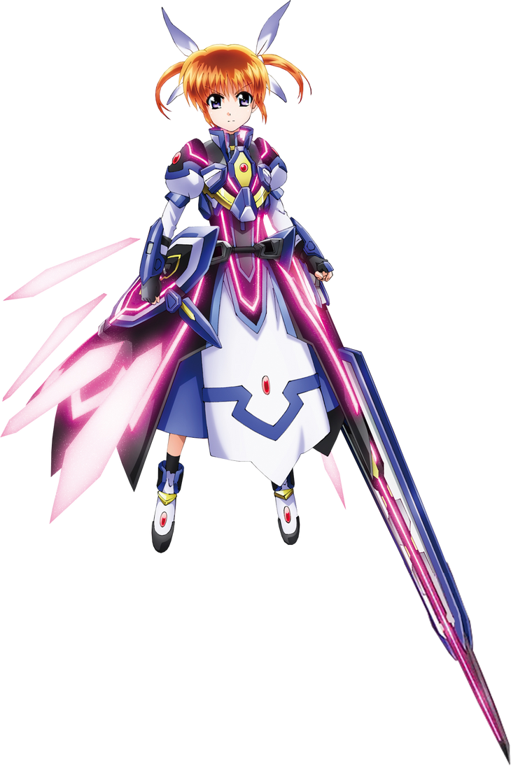 Nanoha Takamachi - Render (Detonation) by dbzandsm on DeviantArt