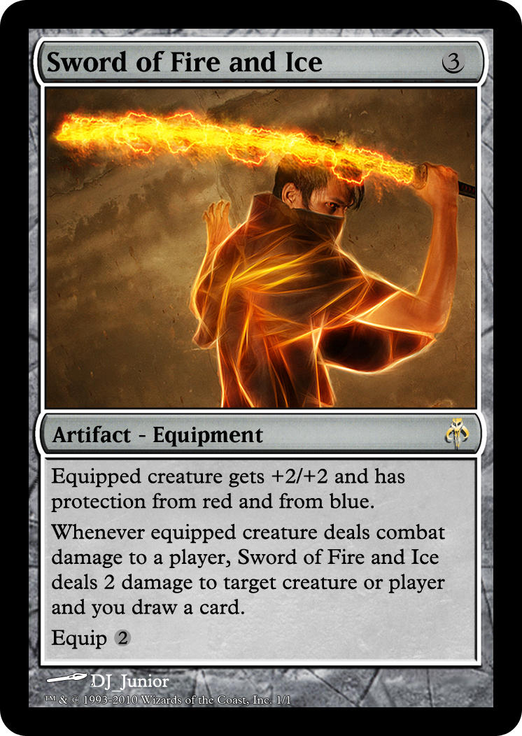 Sword of Fire and Ice Alt Art by dodgeimagery on DeviantArt