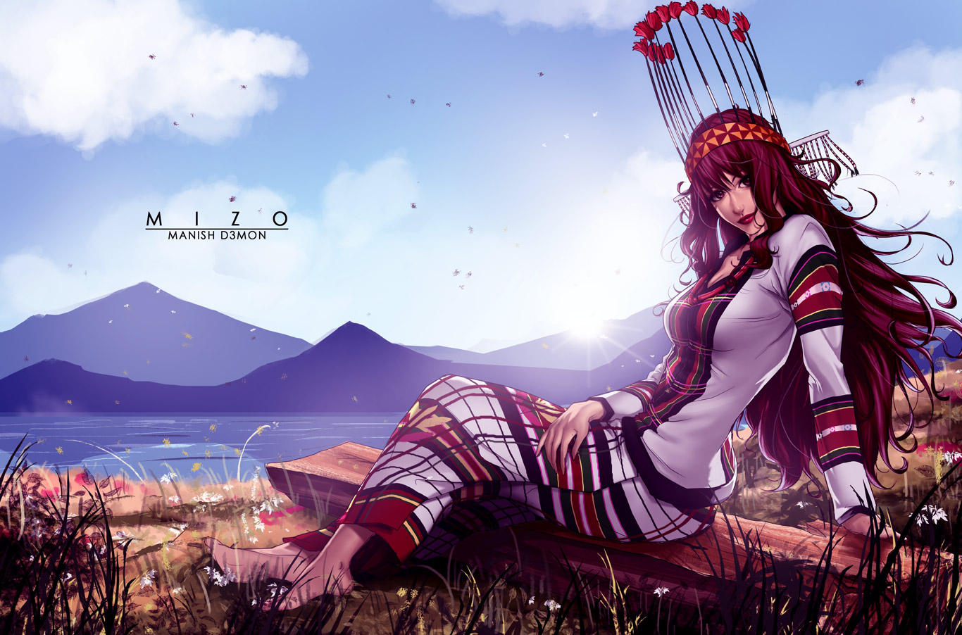 One of The Traditional Attires Of Mizo (INDIA) by Manish Singha : r ...