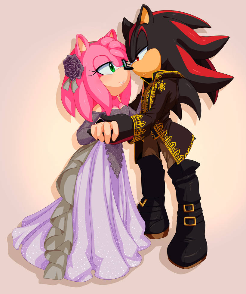 Commission: Shadow and Amy by Myly14 on DeviantArt