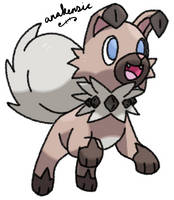 Rockruff coloring page by Bellatrixie-White on DeviantArt