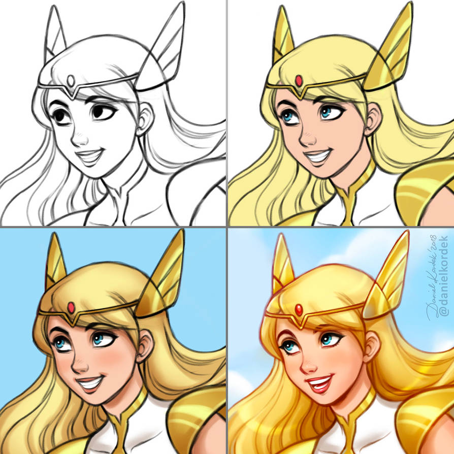 She-Ra, Glimmer + Bow by daekazu on DeviantArt