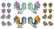 Pokemon Main Character Sprites by Getsuei-H on DeviantArt