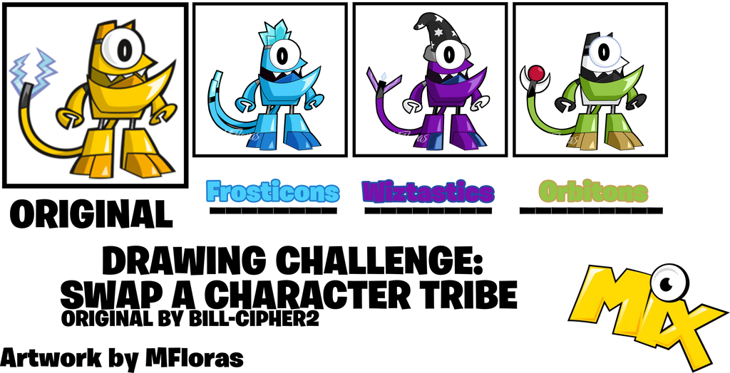 MIXELS Drawing Challenge: Tribe Swaps! by MFloras on DeviantArt