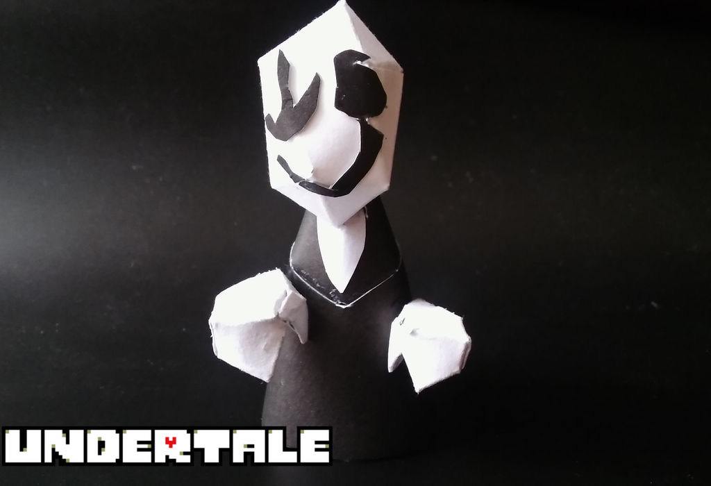 W.D. Gaster - Undertale Papercraft by Edv1nas on DeviantArt