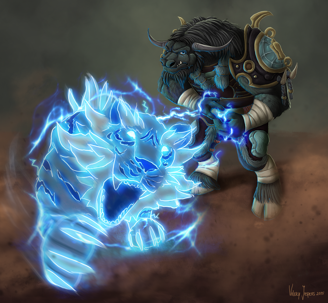 Tauren Monk By Xkerei On Deviantart