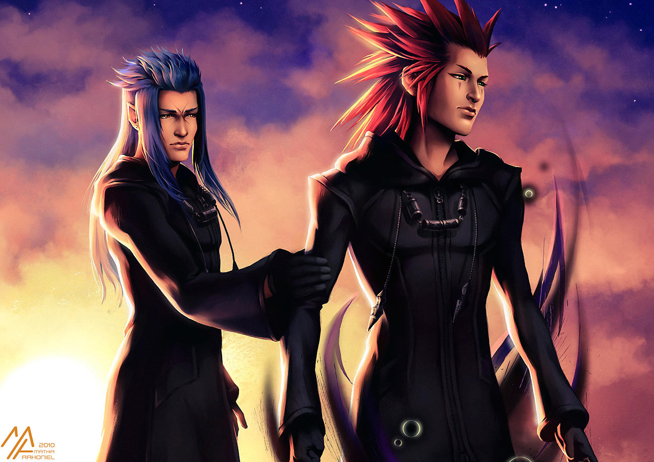 kh: Axel and Saix by MathiaArkoniel on DeviantArt
