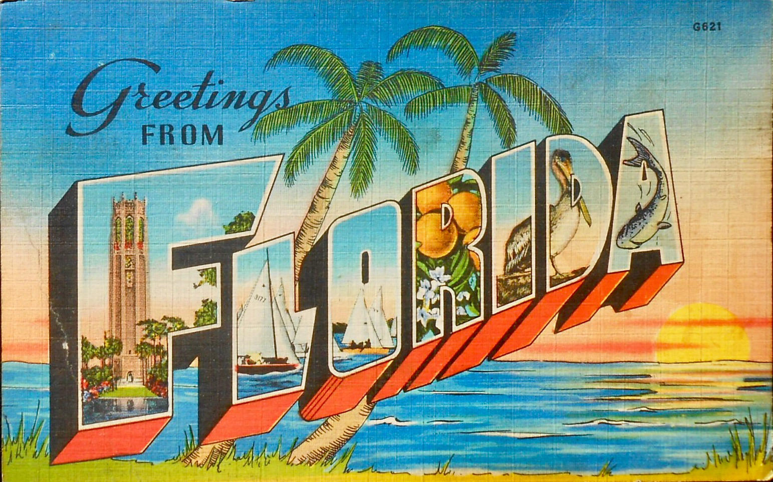 Vintage Florida - St. Petersburg Pier by Yesterdays-Paper on DeviantArt